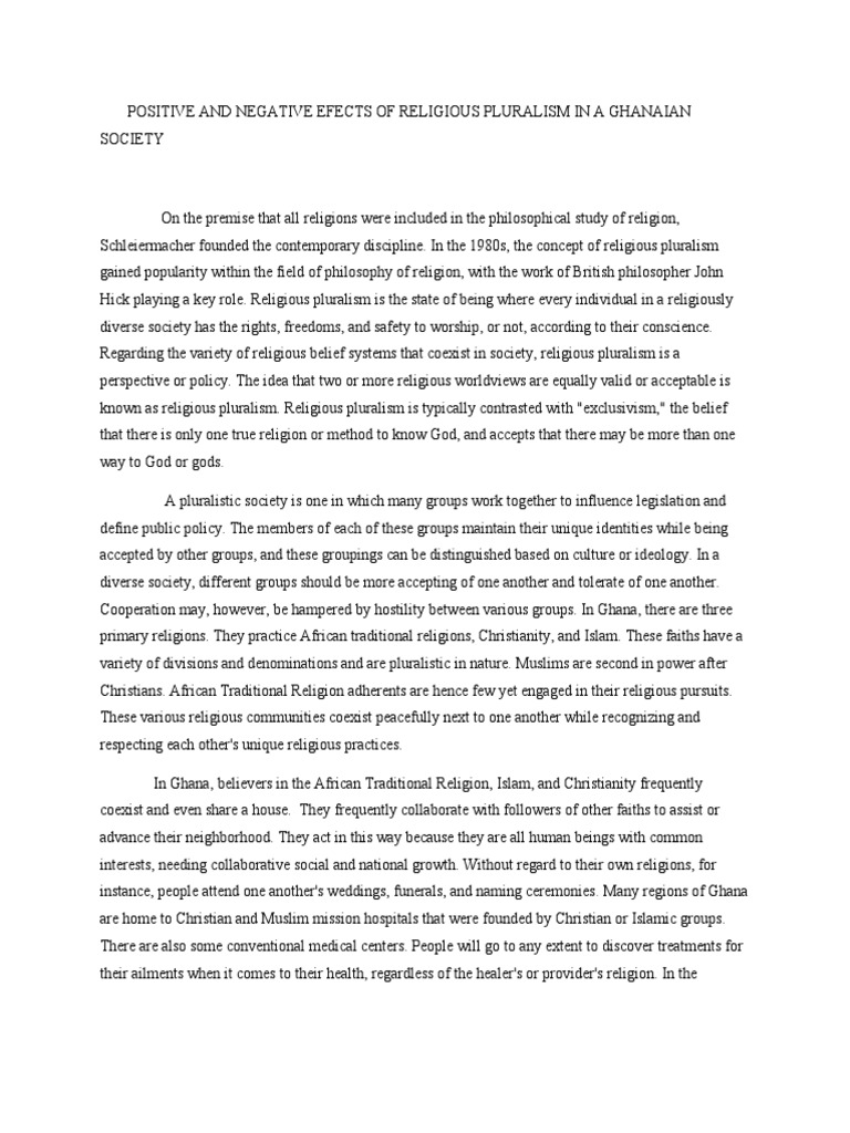 Pluralism | PDF | Religious Pluralism | Interfaith Dialogue