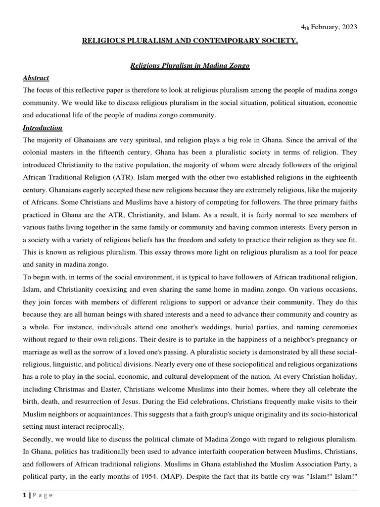 Secularism | PDF | Interfaith Dialogue | Religious Pluralism