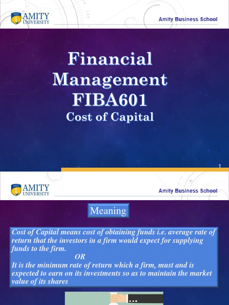 Cost of Capital | PDF