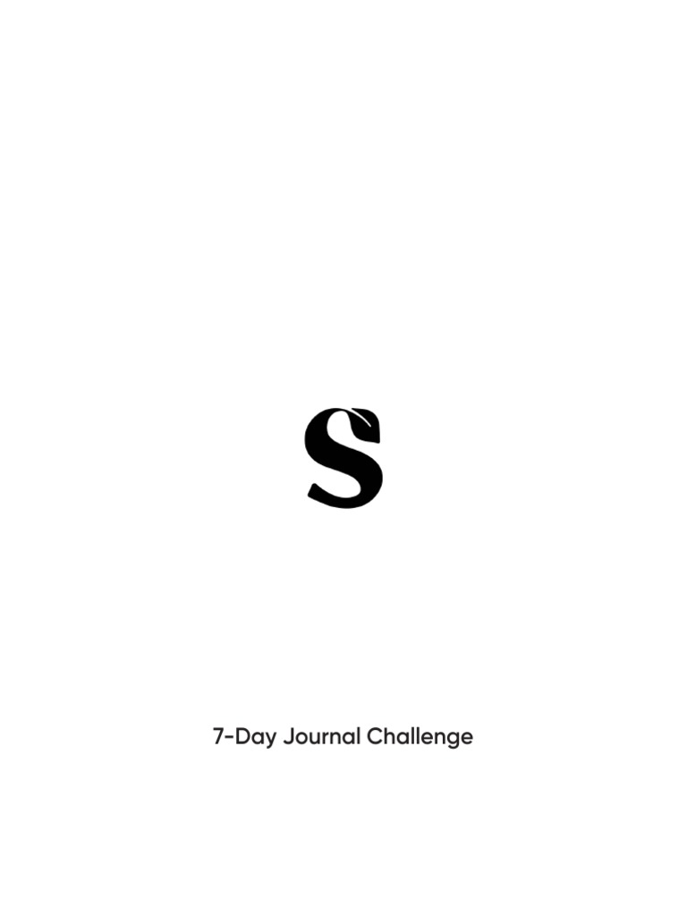 7-Day Journal Challenge - SPROUHT | PDF | Mind | Thought