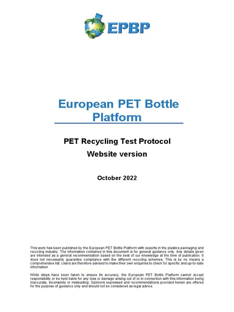 PET Bottle Platform | PDF
