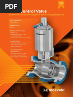 Mokveld-Product Sheet Axial Control Valve | PDF | Valve | Actuator