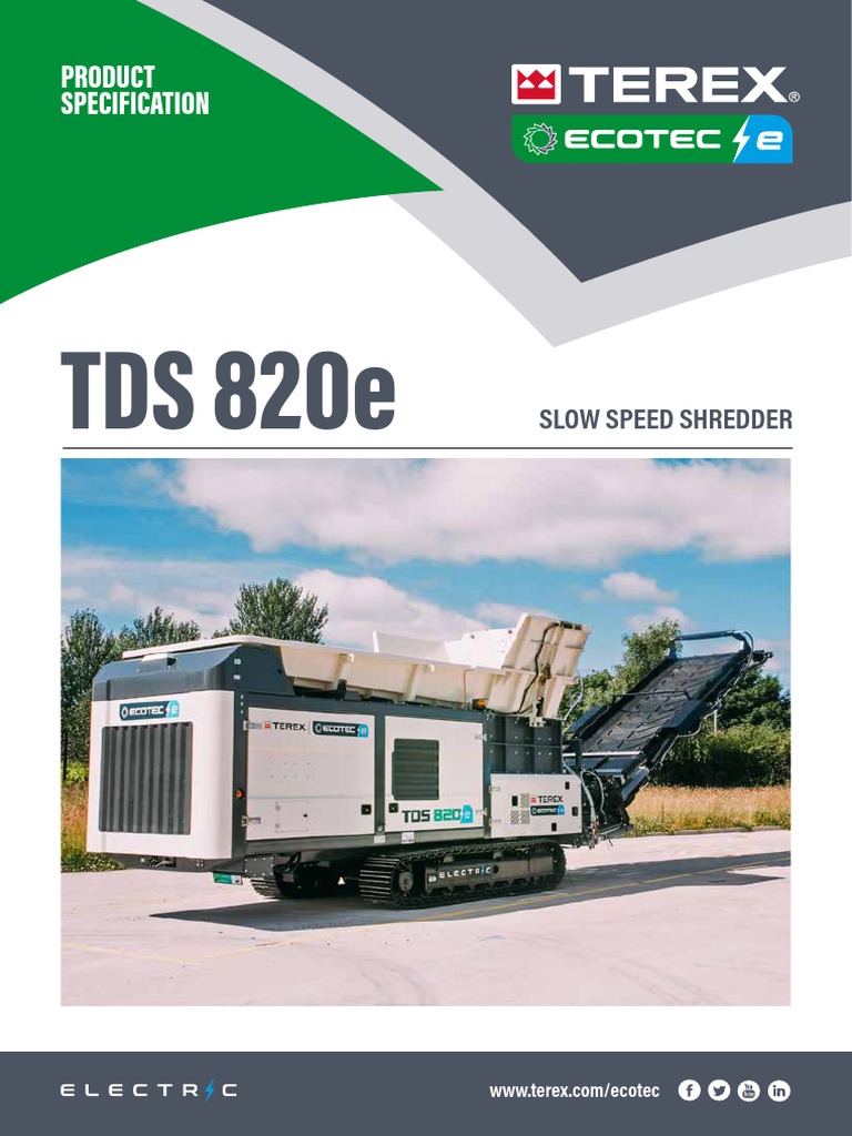 TDS-820e Brochure Web en R0 | PDF | Waste | Engines
