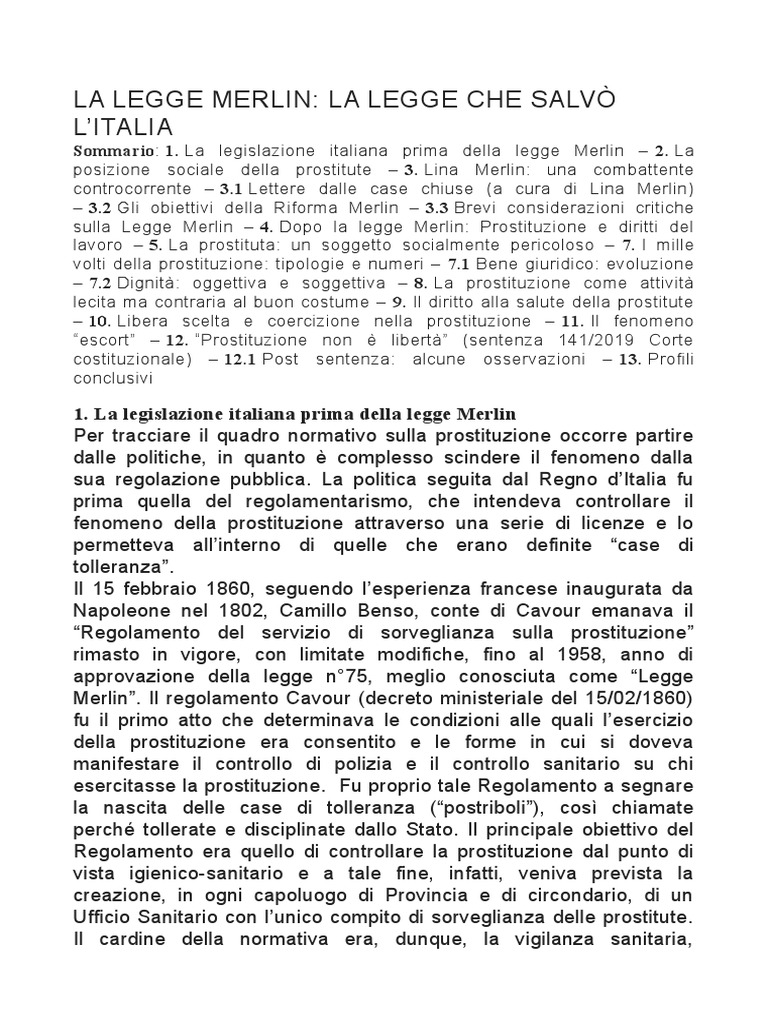 La Legge Merlin | PDF