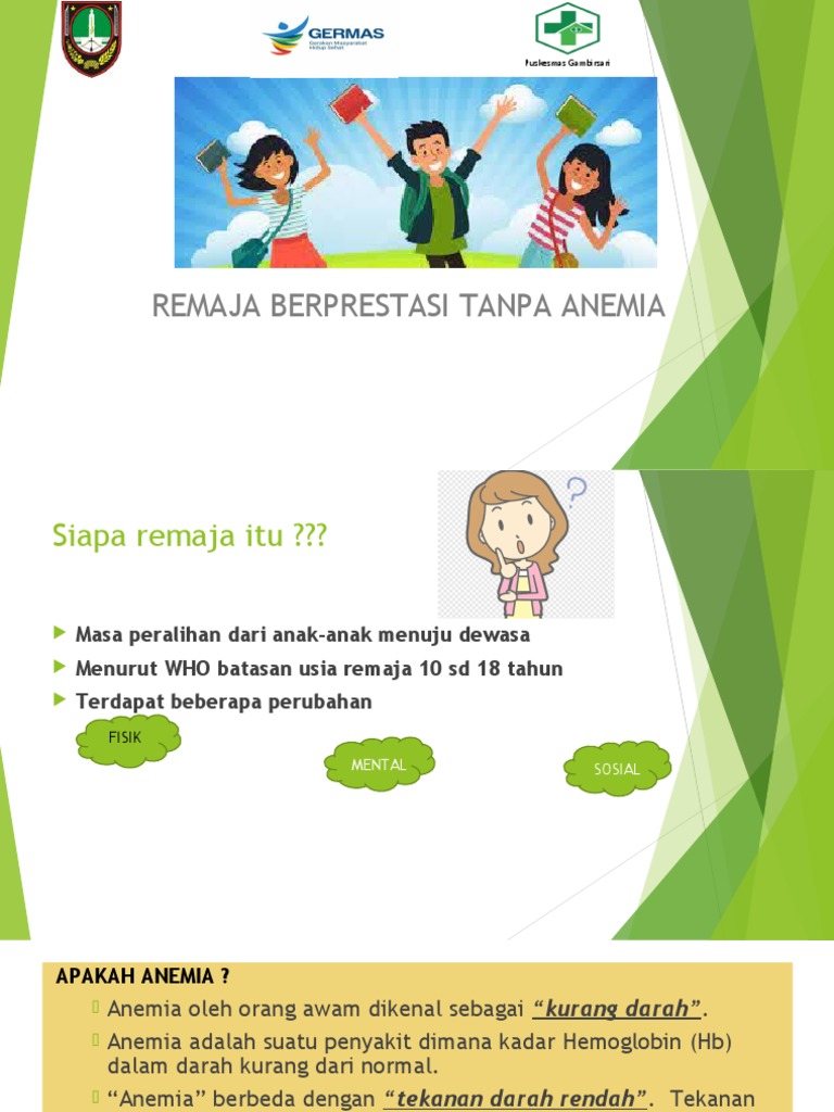 PPT Anemia Pada Remaja | PDF