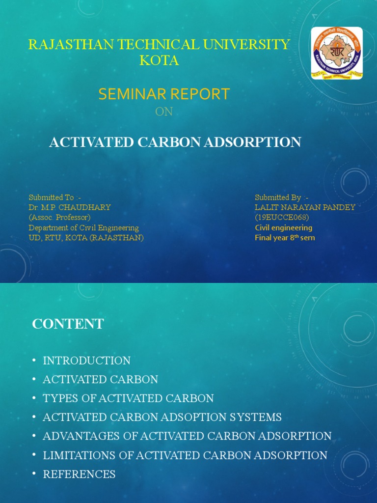 Activated Carbon | PDF | Adsorption | Physical Sciences
