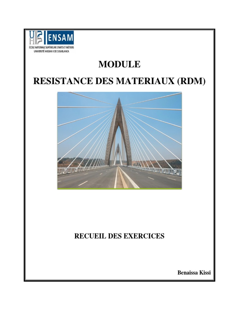 Receuil Des Exercices RDM | PDF