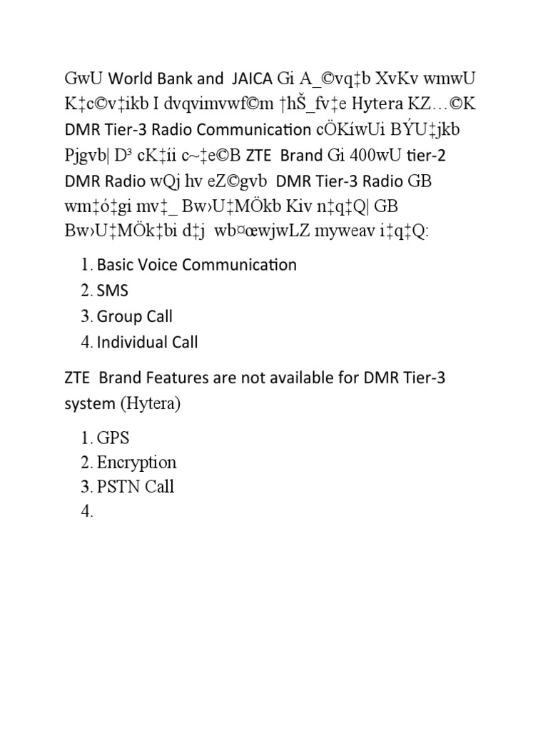DMR Tier +-3 For Fire Services | PDF | Business | Computers