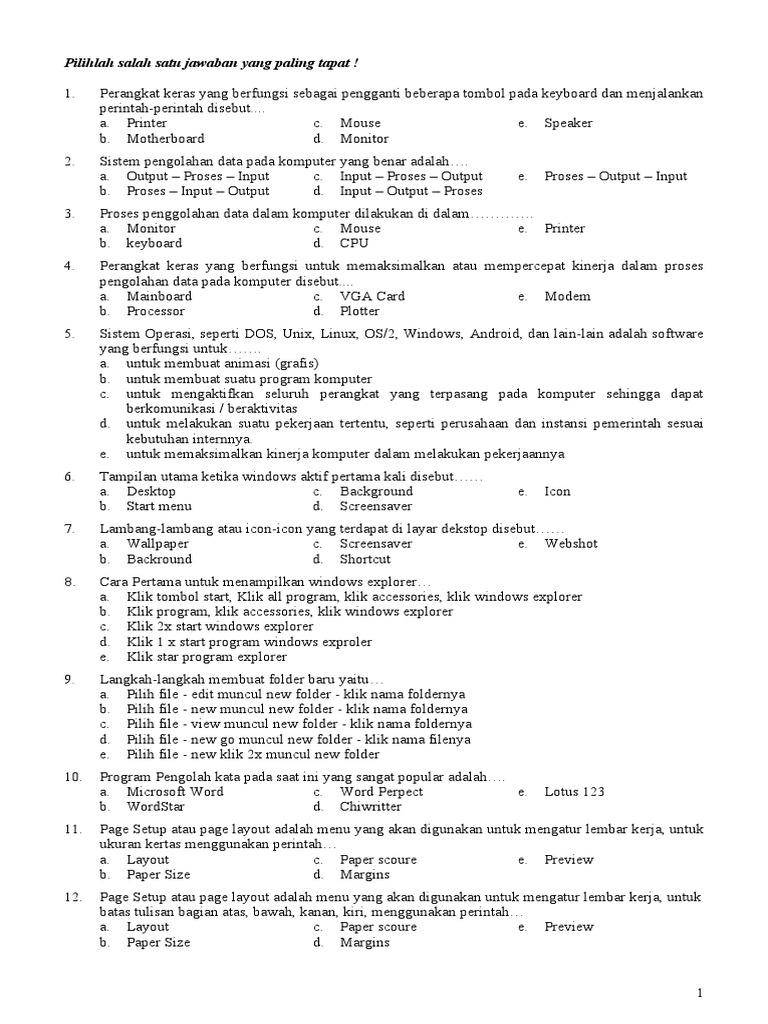 Uas Tik-Xii-Genap-12-13 | PDF