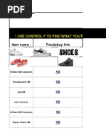 Dhgate Spreadsheet - Twoway | PDF | Fashion | Shoe