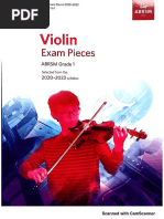 Trinity - Initial Violin | PDF