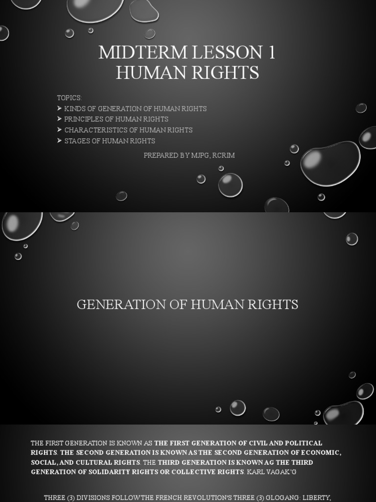 Midterm Lesson 1 | PDF | Human Rights | Rights