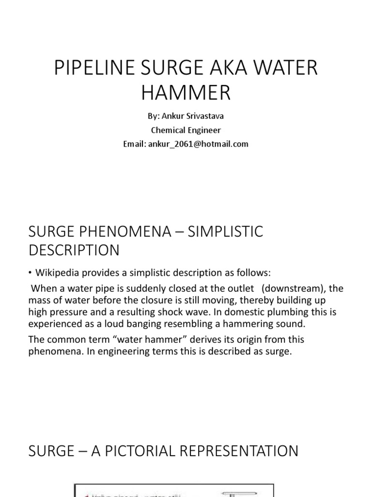 Water Hammer | PDF | Pump | Valve