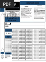 PRC Answer Sheet Sample 001 | PDF | Tests | Test (Assessment)