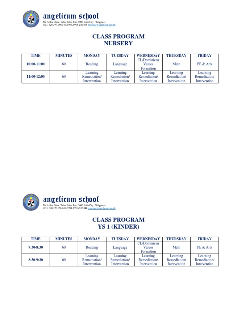 Nursery YS 11 | PDF | Philippines