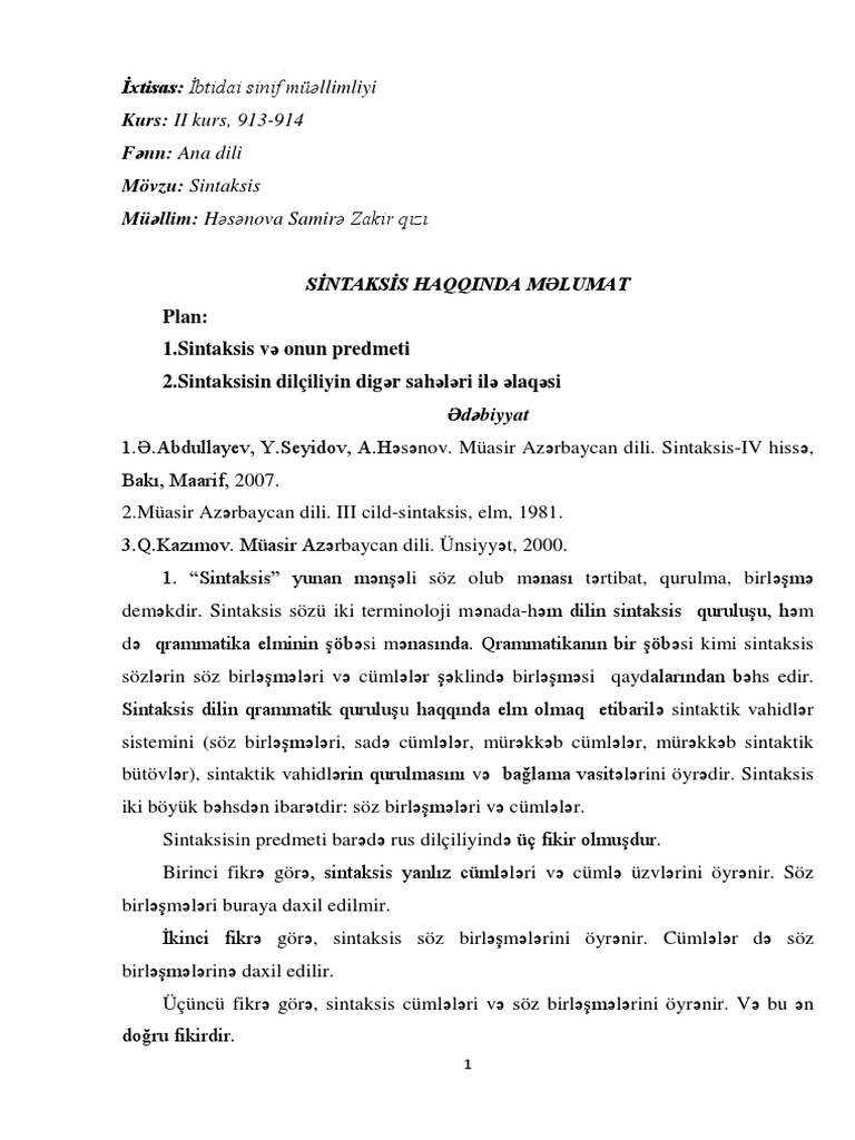 Ana Dili İSM 2 Kurs | PDF