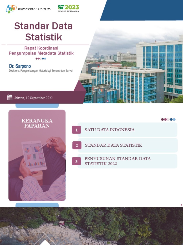Standar Data Statistik Indonesia 2022 | PDF | Komputer