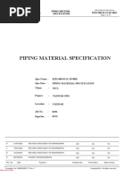 Piping Material Specification Pipe Class: A1A | PDF | Pipe (Fluid ...