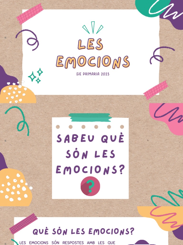 Les Emocions | PDF