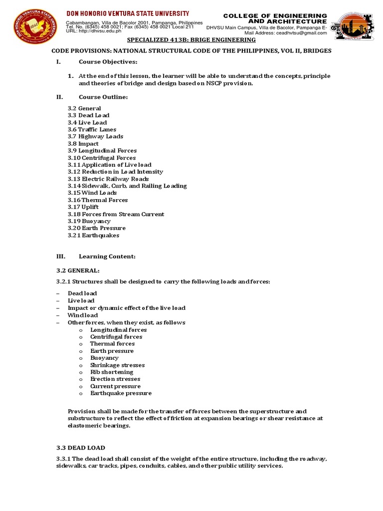 Bridge Engineering MODULE 3 | PDF | Lane | Bridge