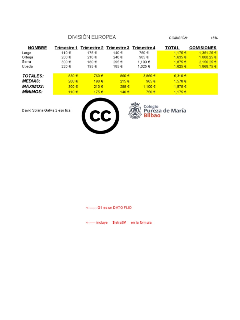 Ejercicio 3 2 Eso Tics | PDF