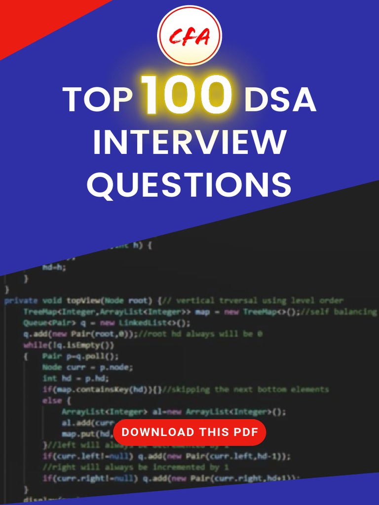 Top 100 Coding Questions For Job | PDF