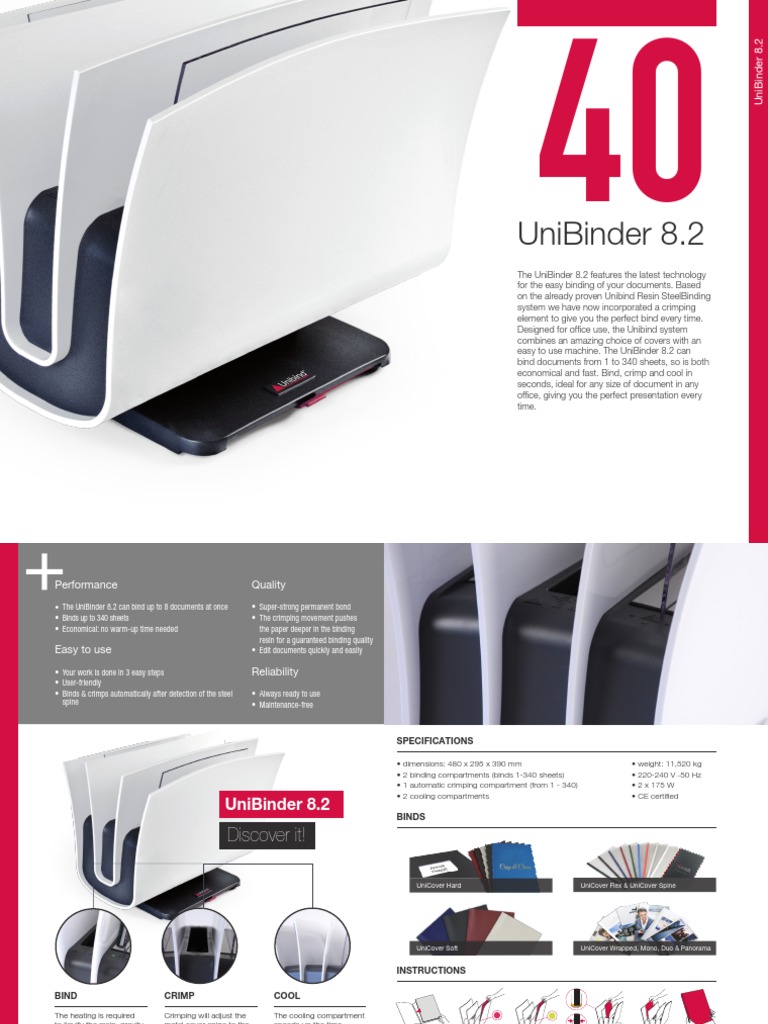 UniBinder 8.2 - 0 | PDF | Bookbinding | Building Materials