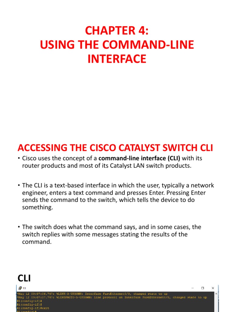 Chapter 4 Using The Command-Line Interface | PDF | Command Line ... Chapter 4 Using The Command-Line Interface | PDF | Command Line ...