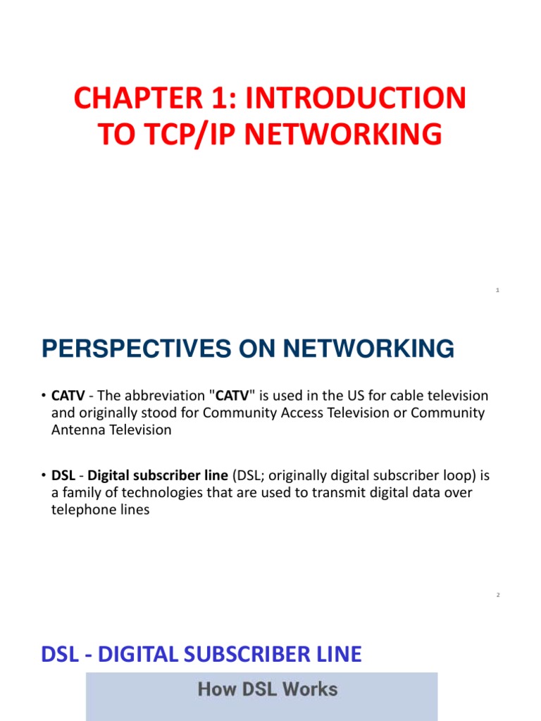 Chapter 1 - Introduction to Tcp_ip Networking | PDF