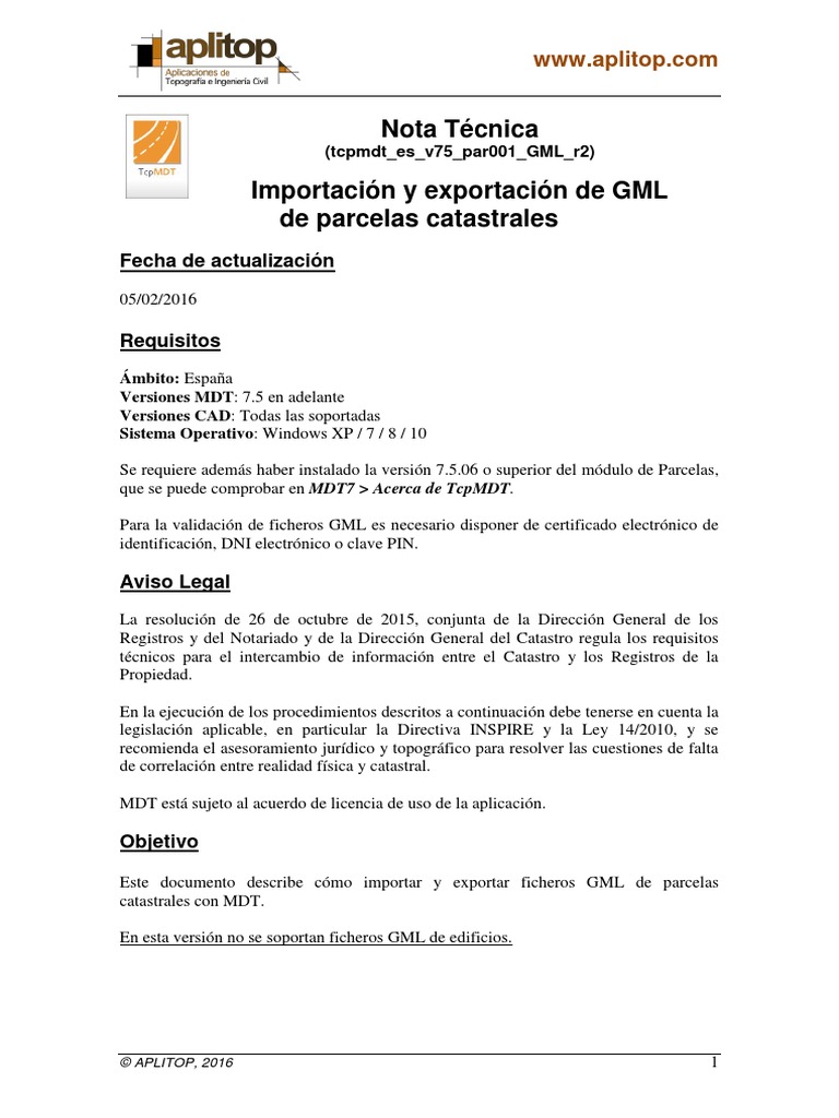 TCPMDT Es v75 Par001 GML r2 | PDF