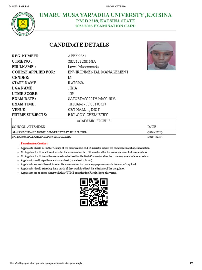 Umyu Katsina | PDF