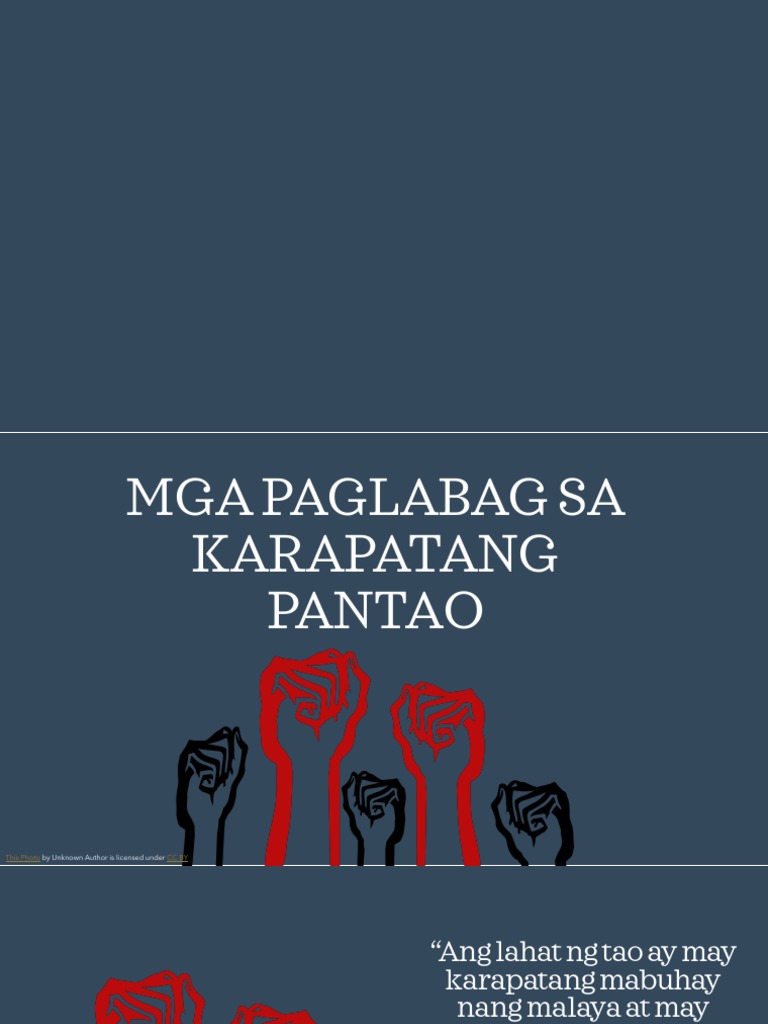 Paglabag Sa Mga Karapatang Pantao | PDF Paglabag Sa Mga Karapatang Pantao | PDF