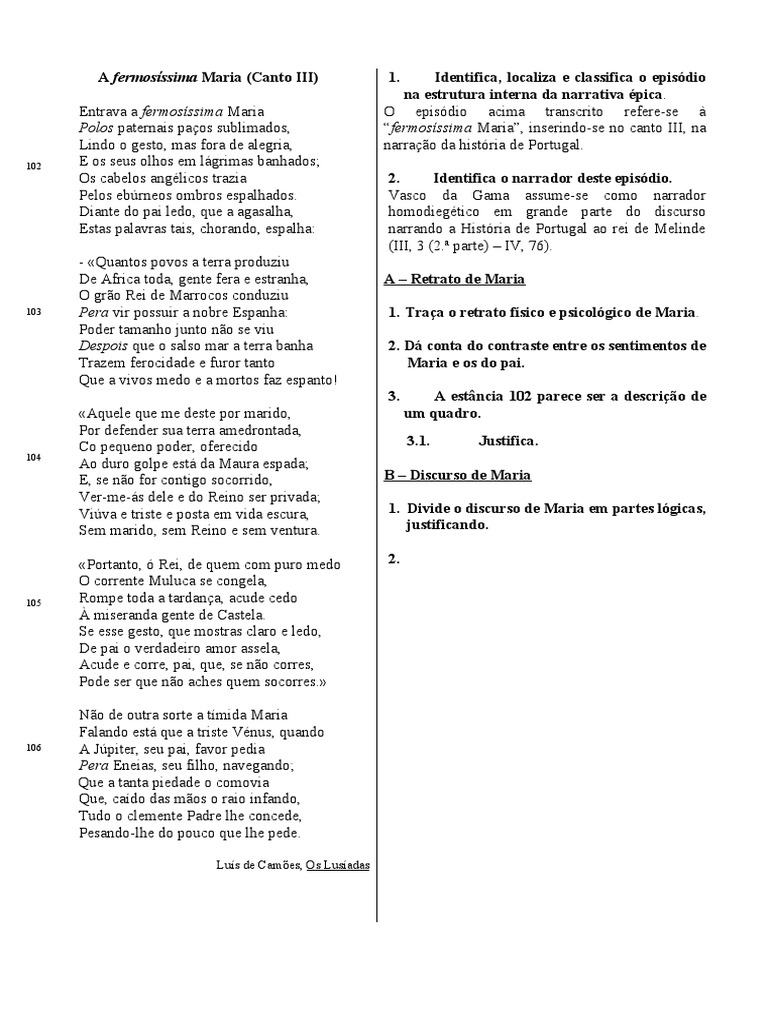 A Fermosíssima Maria - Canto III | PDF | História