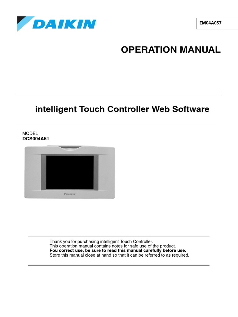 DCS601C51 - ITC Web Software - DCS004A51 | PDF