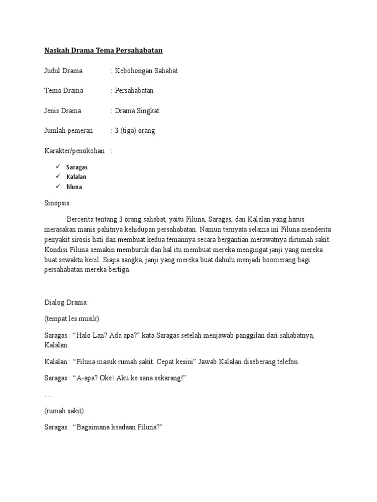 Naskah Drama 2 | PDF