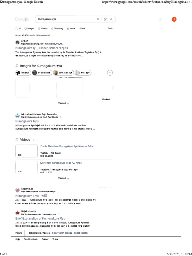 Images For Kumogakure-Ryū: Kumogakure Ryu, Hidden School Ninjutsu | PDF