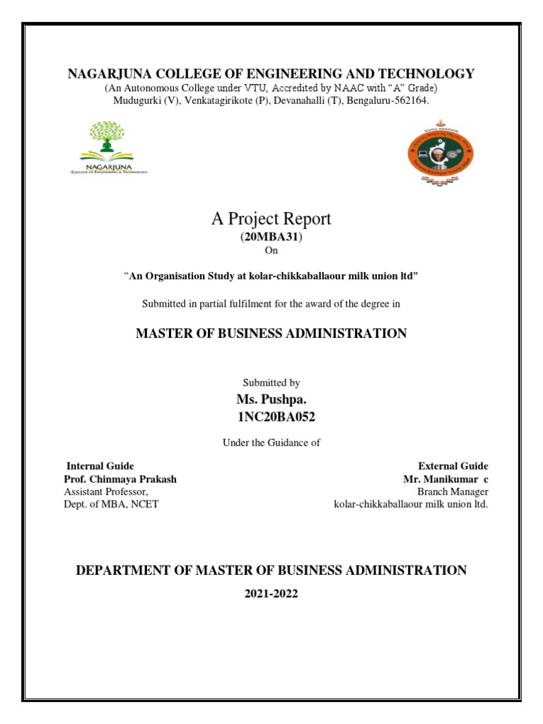 Mba finance project | PDF