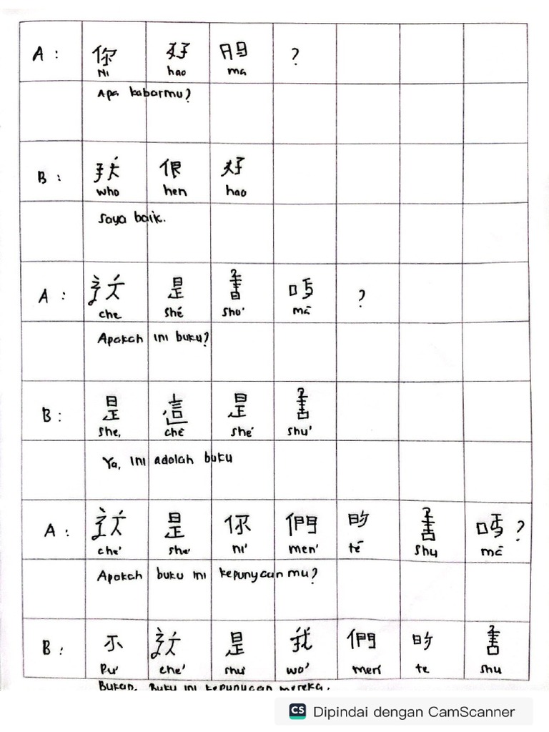 UTS Mandarin_Adinda Agnesia & Rendi Zul | PDF