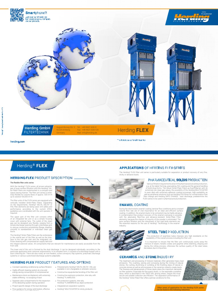 Herding FLEX en V1.1 WEB | PDF | Filtration | Gases