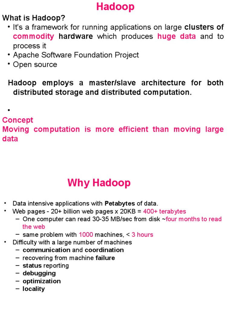 Hadoop Intro1 | PDF | Apache Hadoop | Map Reduce Hadoop Intro1 | PDF | Apache Hadoop | Map Reduce