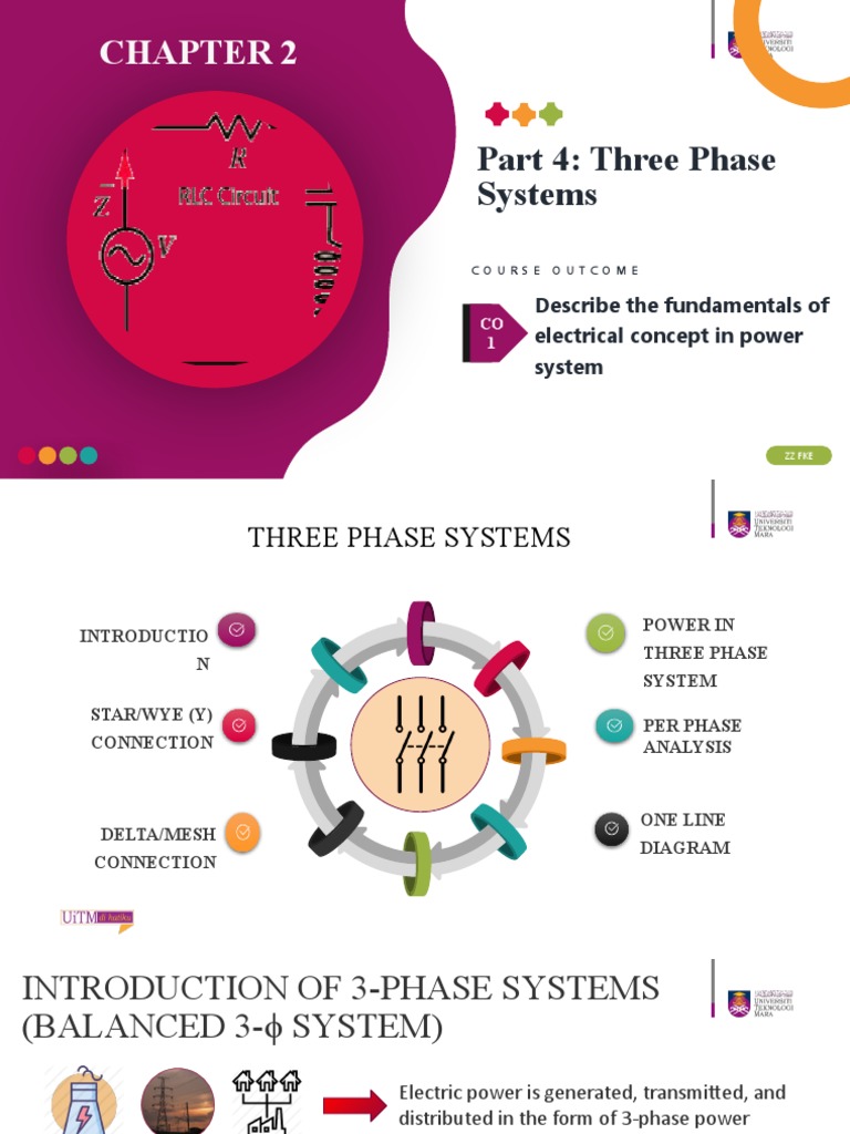 CHAPTER 2 4.0 Three Phase Systems | PDF | Ac Power | Electrical Impedance