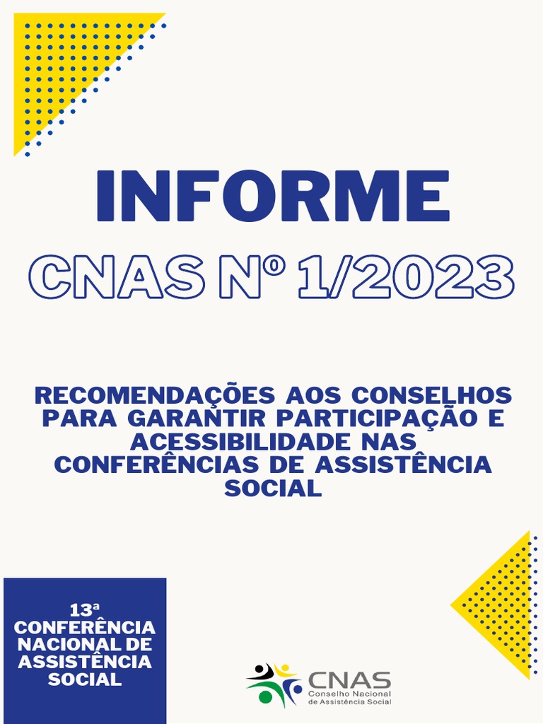 Informe Cnas N. 1-2023 | PDF
