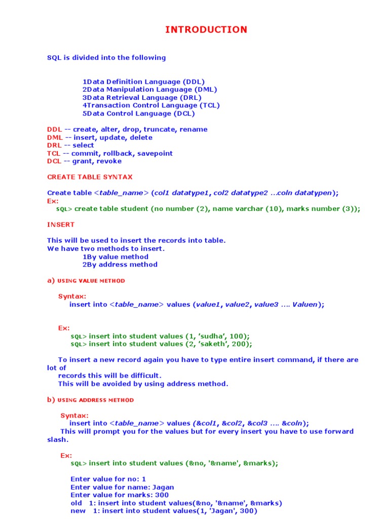 SQL | PDF | Logarithm | Data Management Software