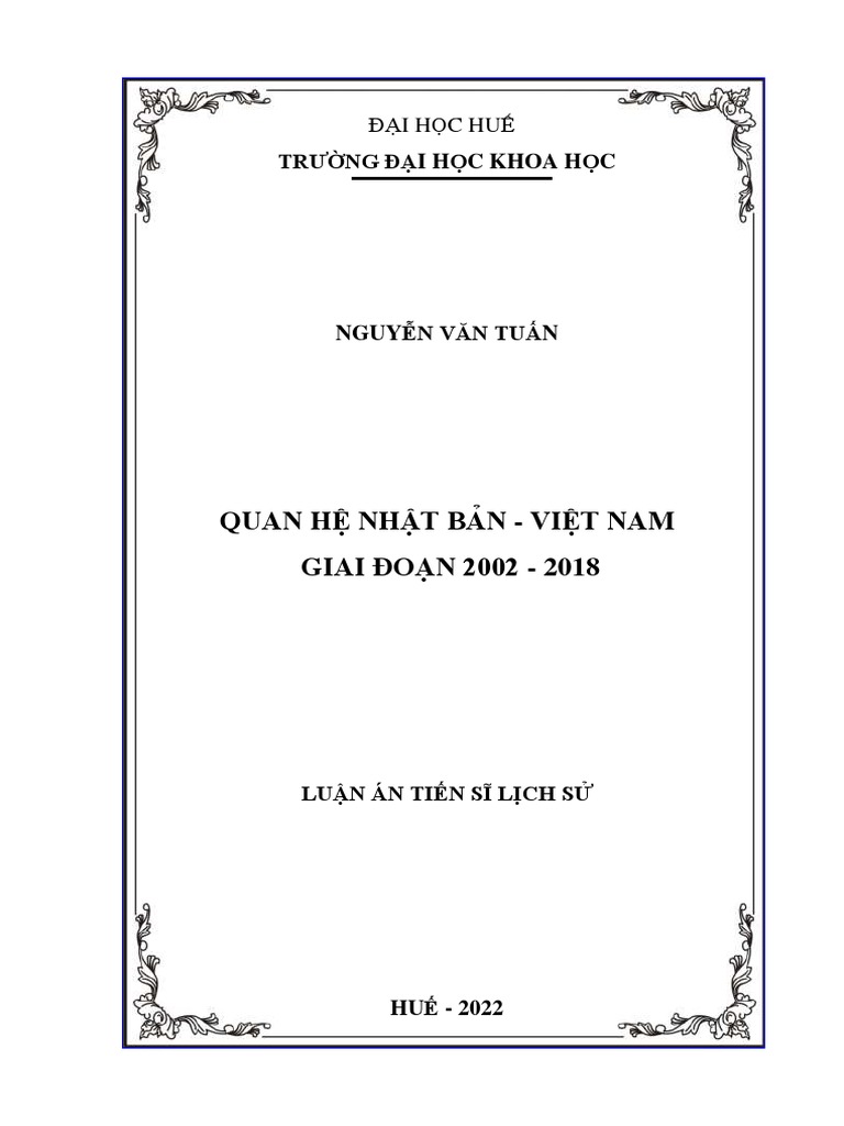 Quan hệ VN - NB | PDF