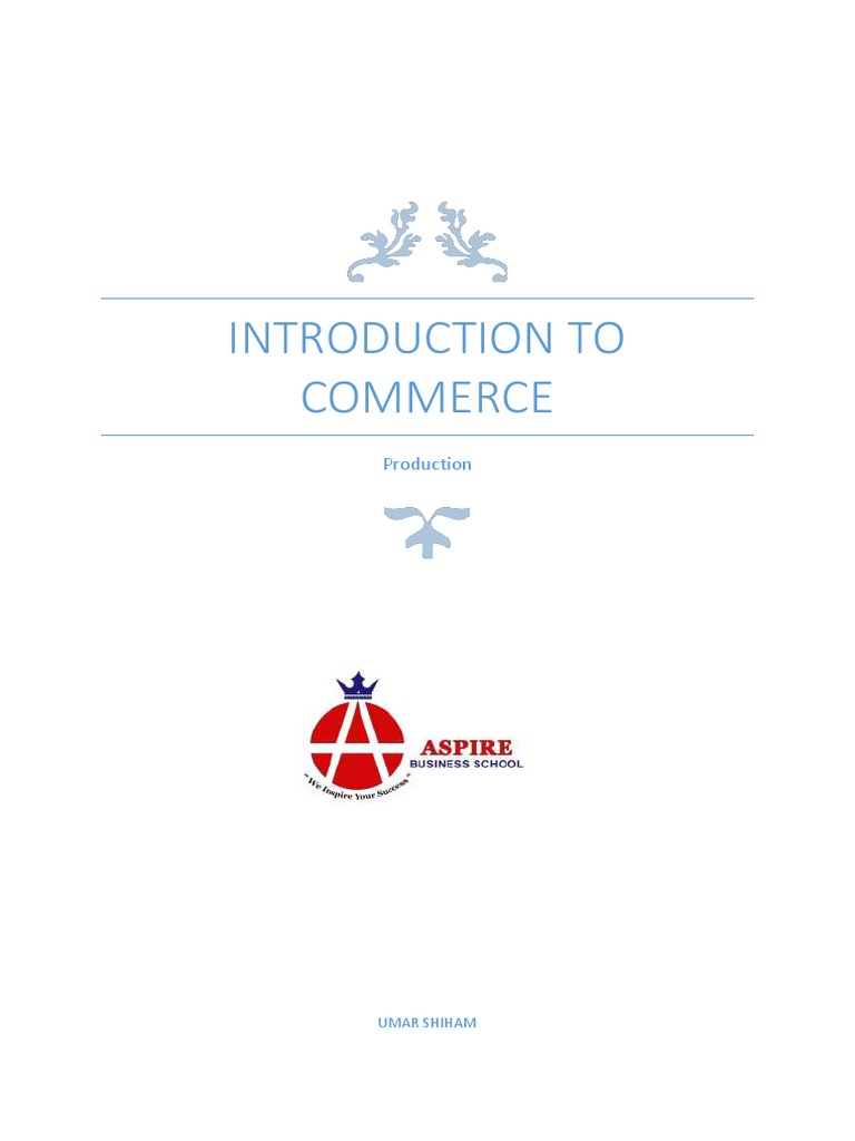 Understanding the Chain of Production | PDF | Goods | Business Economics