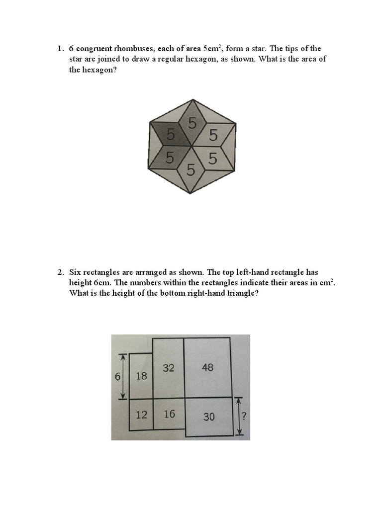 Maths Club Questions | PDF