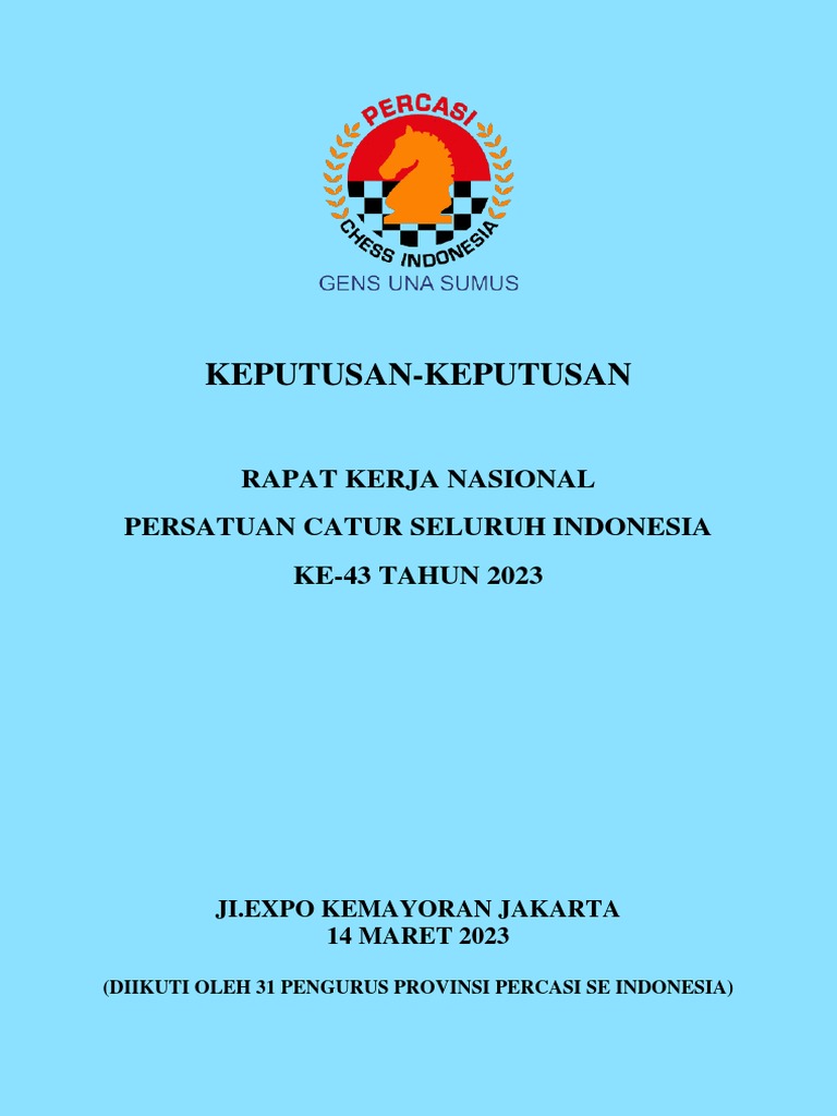 Binder1 Keputusan Rakernas Ke43 2023 Lengkap | PDF