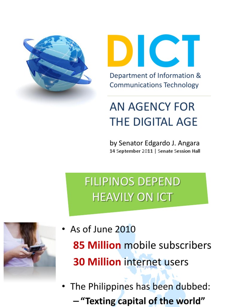 DICT - An Agency For The Digital Age | PDF | Information And ...