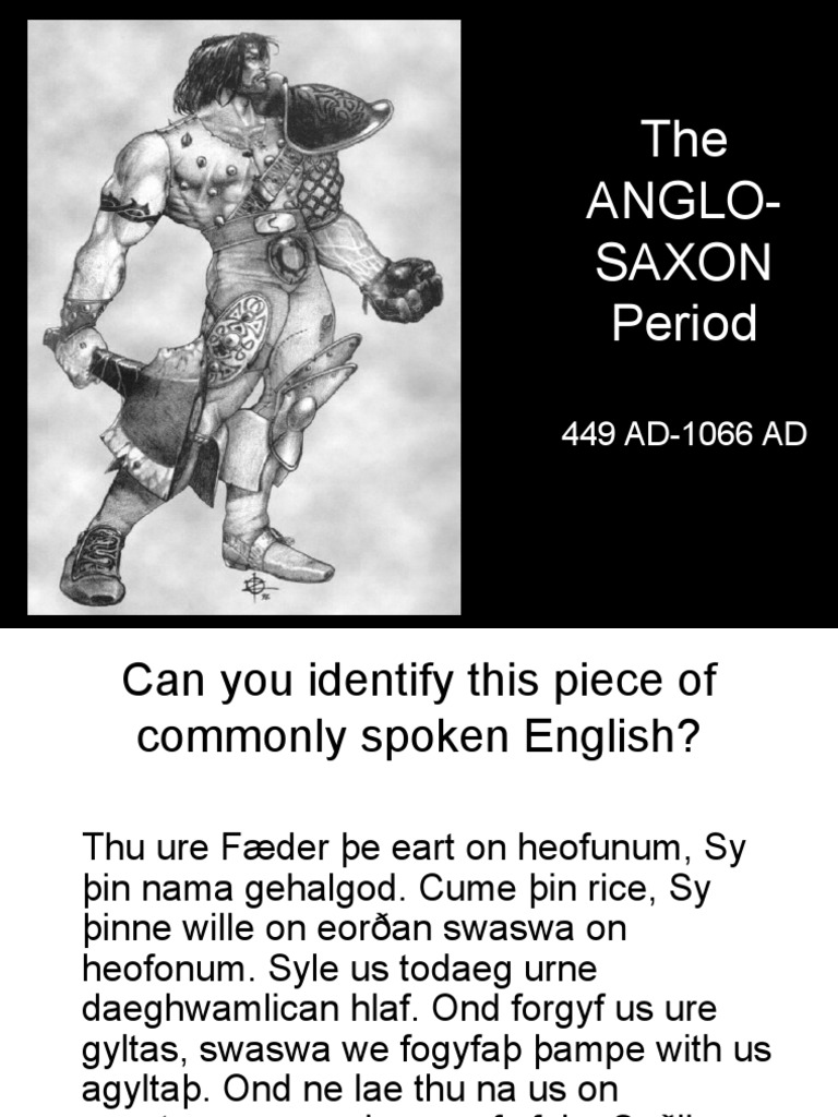 ANGLO-SAXON_notes-ppt | PDF