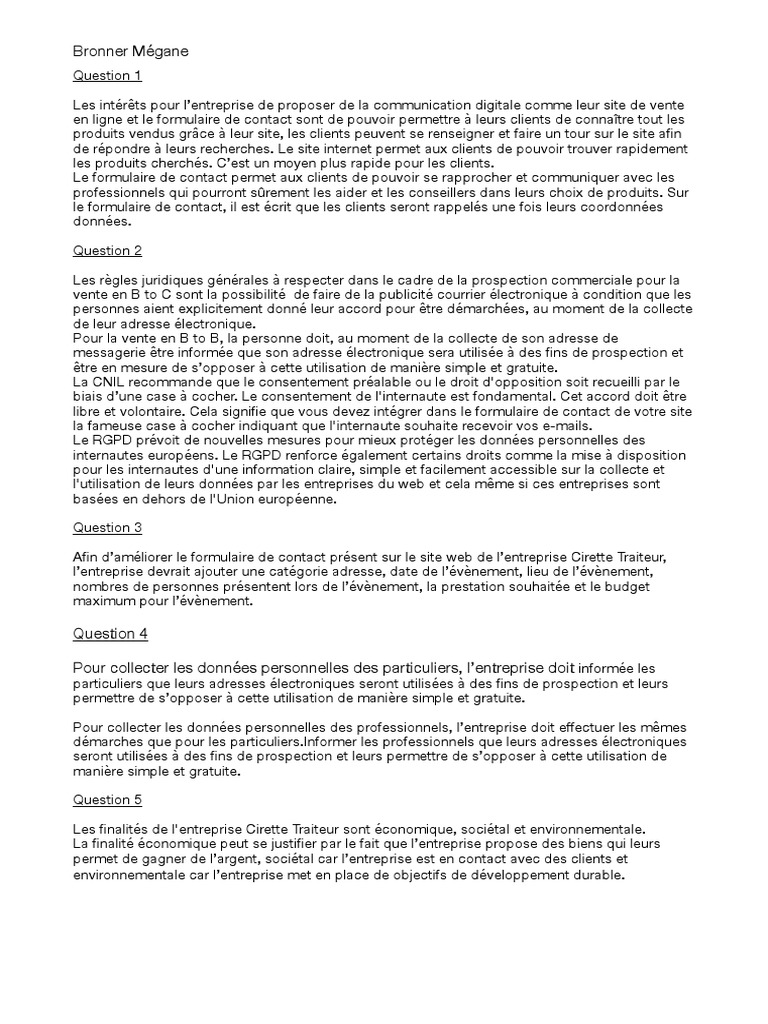 Cas 1 CEJM | PDF | Business